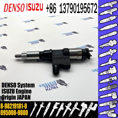China High Quality Common Rail Injector 095000-9800 Diesel Pump Injector 8-98219181-0 for ISUZU 4HK1 for sale