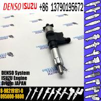 China High Quality Common Rail Injector 095000-9800 Diesel Pump Injector 8-98219181-0 for ISUZU 4HK1 for sale