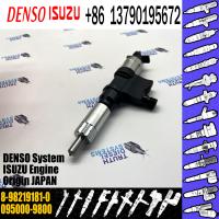 China High Quality Common Rail Injector 095000-9800 Diesel Pump Injector 8-98219181-0 for ISUZU 4HK1 for sale