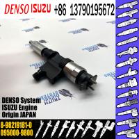China High Quality Common Rail Injector 095000-9800 Diesel Pump Injector 8-98219181-0 for ISUZU 4HK1 for sale