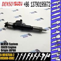 China Genuine and new fuel injector 095000-8980 095000-8981 095000-8982 8-98167556-2 for ISUZU 6WG1 Engine for sale