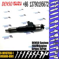 China common rail injector 095000-8981 diesel engine fuel injector 8-98167556-1 automotive parts 8981675561 for sale