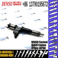 China common rail injector 095000-8981 diesel engine fuel injector 8-98167556-1 automotive parts 8981675561 for sale