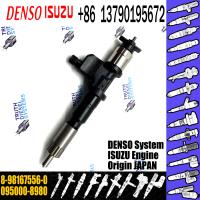 China Huida Diesel Engine fuel injector 095000-8980 8-98167556-0 095000-8981 8-98167556-1 Original for sale