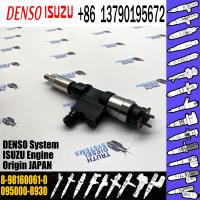 China 8-98160061-0 095000-8930 Common Rail Fuel Injector For Isuzu 4HK1 Diesel Engine for sale