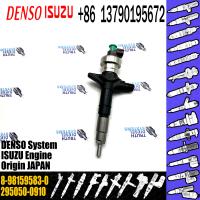 China Wholesale 8981595830 8-98159583-0 Diesel Fuel Injector for ISUZU 4JK1 Engine 295050-0910 2950500910 for sale