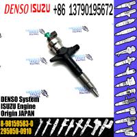 China Wholesale 8981595830 8-98159583-0 Diesel Fuel Injector for ISUZU 4JK1 Engine 295050-0910 2950500910 for sale