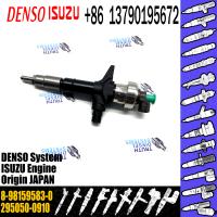 China Wholesale 8981595830 8-98159583-0 Diesel Fuel Injector for ISUZU 4JK1 Engine 295050-0910 2950500910 for sale