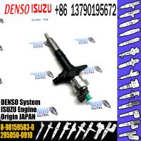 China Wholesale 8981595830 8-98159583-0 Diesel Fuel Injector for ISUZU 4JK1 Engine 295050-0910 2950500910 for sale