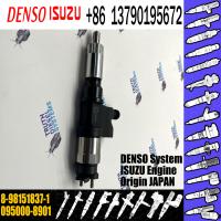 China For ISUZU 4HK1 6HK1 fuel Injector 095000-8900 095000-8901 095000-8902 8-98151837-1 8981518371 for sale