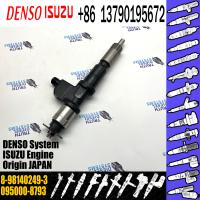 China High quality electric fuel injector is used for Isuzu/095000-8793/8-98140249-3/DENSO electric fuel injector for sale