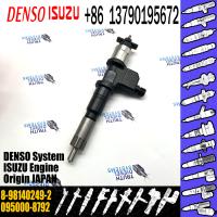 China common rail injector 095000-8792 diesel engine fuel injector 8-98140249-2 automotive parts 8981402492 for sale