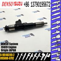 China common rail injector 095000-8792 diesel engine fuel injector 8-98140249-2 automotive parts 8981402492 for sale