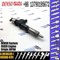 China Hot sell Fuel injector common rail fuel injector 095000-8791 0950008791 8-98140249-1 for sale
