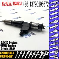 China Hot sell Fuel injector common rail fuel injector 095000-8791 0950008791 8-98140249-1 for sale
