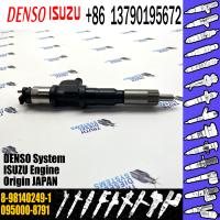 China Hot sell Fuel injector common rail fuel injector 095000-8791 0950008791 8-98140249-1 for sale