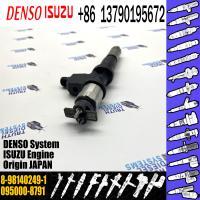 China Hot sell Fuel injector common rail fuel injector 095000-8791 0950008791 8-98140249-1 for sale