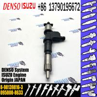 China Remanufactured Fuel Injector 095000-8633 095000-8163 8-98139816-3 For ISUZU 6WG1 for sale