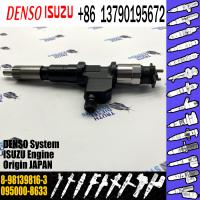 China Remanufactured Fuel Injector 095000-8633 095000-8163 8-98139816-3 For ISUZU 6WG1 for sale