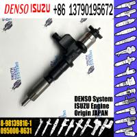 China Huida Diesel Engine fuel injector 095000-8631 8-98139816-1 095000-8632 8-98139816-2 Original for sale