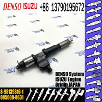 China Huida Diesel Engine fuel injector 095000-8631 8-98139816-1 095000-8632 8-98139816-2 Original for sale