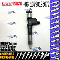 China Densos fuel injector 095000-8630 8-98139816-0 8-98139816-3 898139816# injector for ISUZU 6WG1 engine for sale