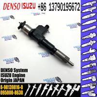 China Densos fuel injector 095000-8630 8-98139816-0 8-98139816-3 898139816# injector for ISUZU 6WG1 engine for sale