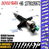 China Huida Diesel Engine fuel injector 095000-6172 8-98055863-2 095000-6173 8-98055863-2 Original for sale