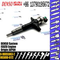 China Huida Diesel Engine fuel injector 095000-6172 8-98055863-2 095000-6173 8-98055863-2 Original for sale