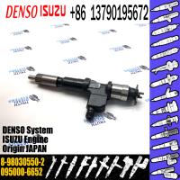 China New Diesel fuel common rail injector 095000-6650 095000-6651 095000-6652 8-98030550-1 8-98030550-2 for sale