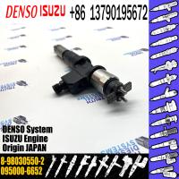 China New Diesel fuel common rail injector 095000-6650 095000-6651 095000-6652 8-98030550-1 8-98030550-2 for sale