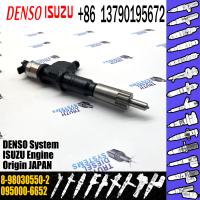 China New Diesel fuel common rail injector 095000-6650 095000-6651 095000-6652 8-98030550-1 8-98030550-2 for sale