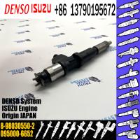 China New Diesel fuel common rail injector 095000-6650 095000-6651 095000-6652 8-98030550-1 8-98030550-2 for sale