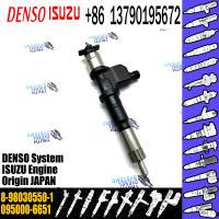 China New Diesel common rail fuel injector 095000-6651 8-98030550-1 For ISUZU GIGA 6WF1 heavy duty CYZ EXZ 14.3L for sale