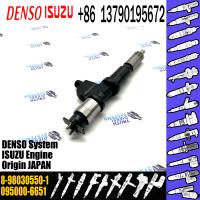 China New Diesel common rail fuel injector 095000-6651 8-98030550-1 For ISUZU GIGA 6WF1 heavy duty CYZ EXZ 14.3L for sale