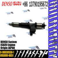 China New Diesel common rail fuel injector 095000-6651 8-98030550-1 For ISUZU GIGA 6WF1 heavy duty CYZ EXZ 14.3L for sale