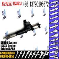 China common rail injector 095000-6650 8-98030550-0 injector for Isuzu 6WF1 injector nozzle 095000-6650 8-98030550-0 for sale