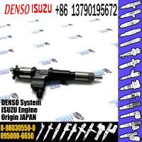 China common rail injector 095000-6650 8-98030550-0 injector for Isuzu 6WF1 injector nozzle 095000-6650 8-98030550-0 for sale