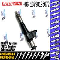 China common rail injector 095000-6650 8-98030550-0 injector for Isuzu 6WF1 injector nozzle 095000-6650 8-98030550-0 for sale
