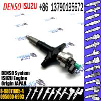 China Huida Diesel engine fuel injector 095000-6993 8-98011605-4 with genuine quality for sale