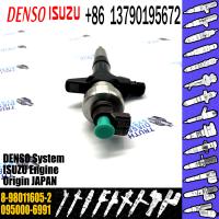China Huida Diesel Engine fuel injector 095000-6990 8-98011605-1 095000-6991 8-98011605-2 Original for sale