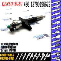 China Huida Diesel Engine fuel injector 095000-6990 8-98011605-1 095000-6991 8-98011605-2 Original for sale
