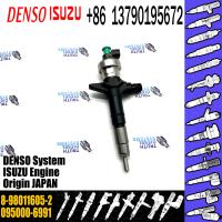 China Huida Diesel Engine fuel injector 095000-6990 8-98011605-1 095000-6991 8-98011605-2 Original for sale