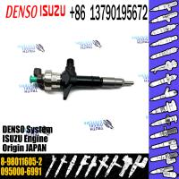 China Huida Diesel Engine fuel injector 095000-6990 8-98011605-1 095000-6991 8-98011605-2 Original for sale
