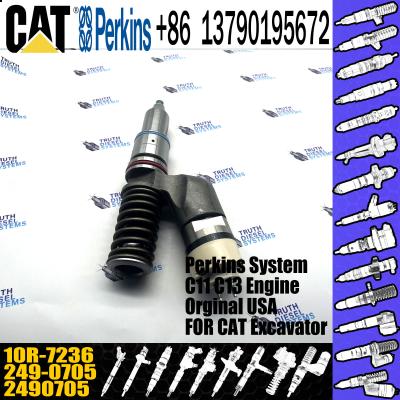 China High Quality New Diesel Fuel Common Rail Injector 2490705 10R7236 249-0705 10R-7236 For CAT C13 Excavator for sale