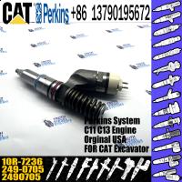 China High Quality New Diesel Fuel Common Rail Injector 2490705 10R7236 249-0705 10R-7236 For CAT C13 Excavator for sale
