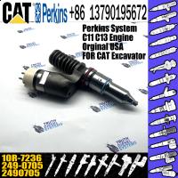 China High Quality New Diesel Fuel Common Rail Injector 2490705 10R7236 249-0705 10R-7236 For CAT C13 Excavator for sale