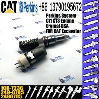 China High Quality New Diesel Fuel Common Rail Injector 2490705 10R7236 249-0705 10R-7236 For CAT C13 Excavator for sale