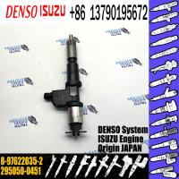 China Rail Fuel Injector Assembly 295050-0450 295050-0451 8-97622035-2 8-97622035-0 8-97622035-1 For ISUZU for sale
