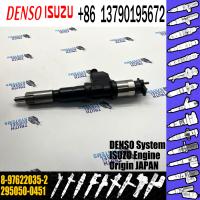 China Rail Fuel Injector Assembly 295050-0450 295050-0451 8-97622035-2 8-97622035-0 8-97622035-1 For ISUZU for sale